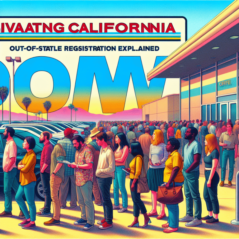 Navigating California DMV: Out‑of‑State Vehicle Registration Explained ...