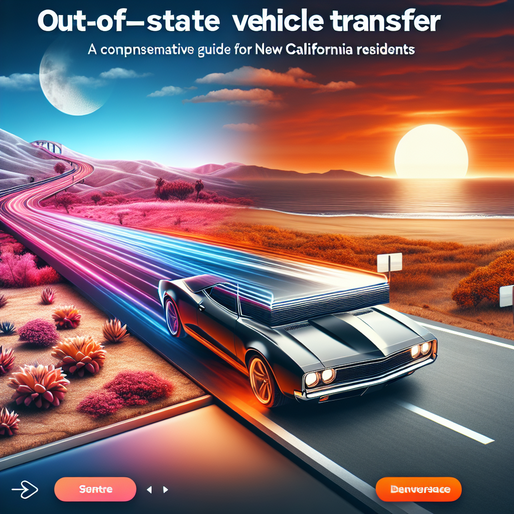 Out‑of‑State Vehicle Transfer: A Comprehensive Guide for New California ...