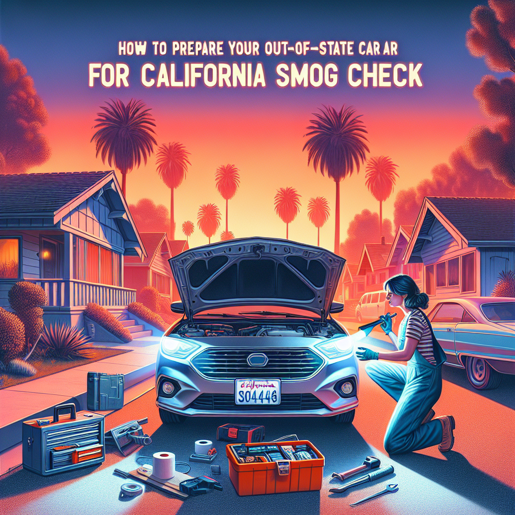 How to Prepare Your Out‑of‑State Car for a California Smog Check