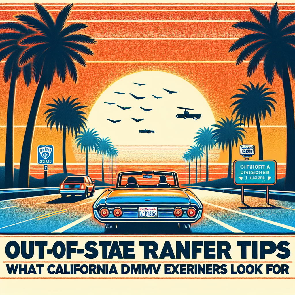 Out‑of‑State Transfer Tips: What California DMV Examiners Look For